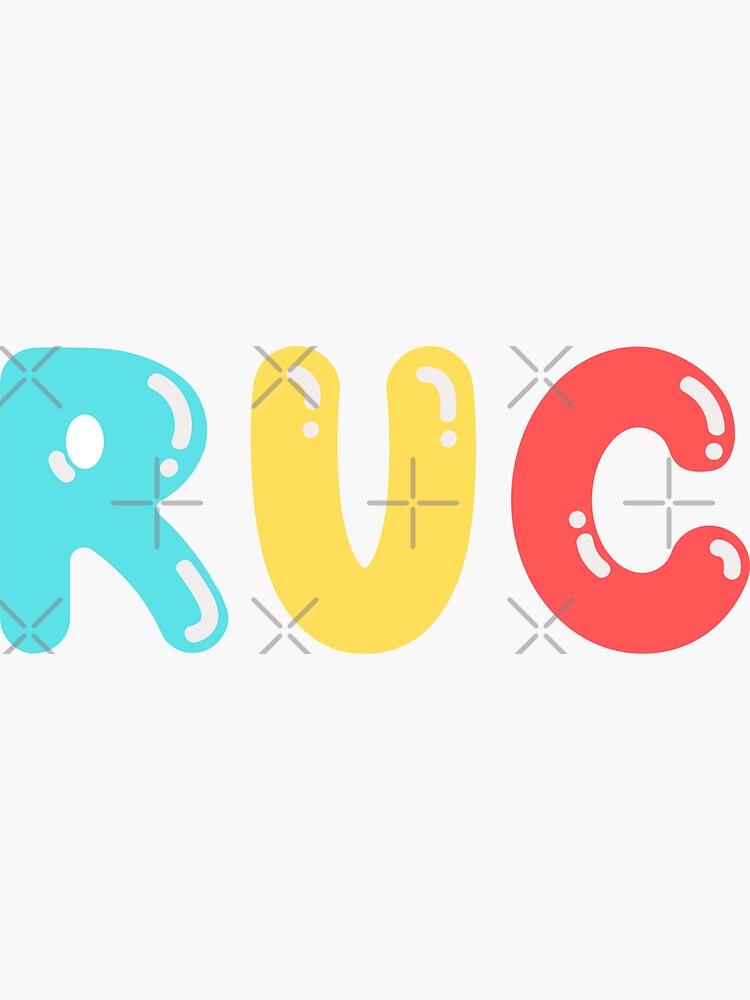 "Radford University Carilion (RUC)" Sticker for Sale by KIICHI-Designs ...