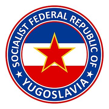 "Yugoslavia" Sticker for Sale by Alma-Studio | Redbubble