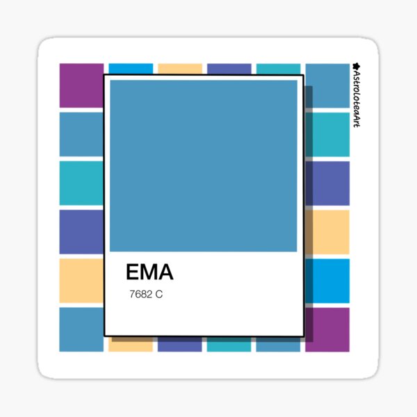 "Ema - Color Palette" Sticker by LoveOrion | Redbubble