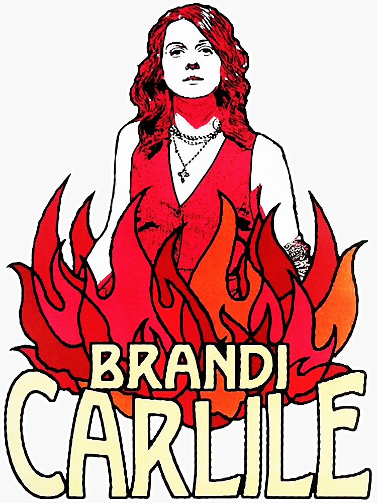 "Brandi Carlile" Sticker for Sale by jakubevvenas | Redbubble