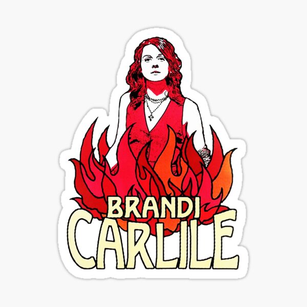 "Brandi Carlile" Sticker for Sale by jakubevvenas | Redbubble