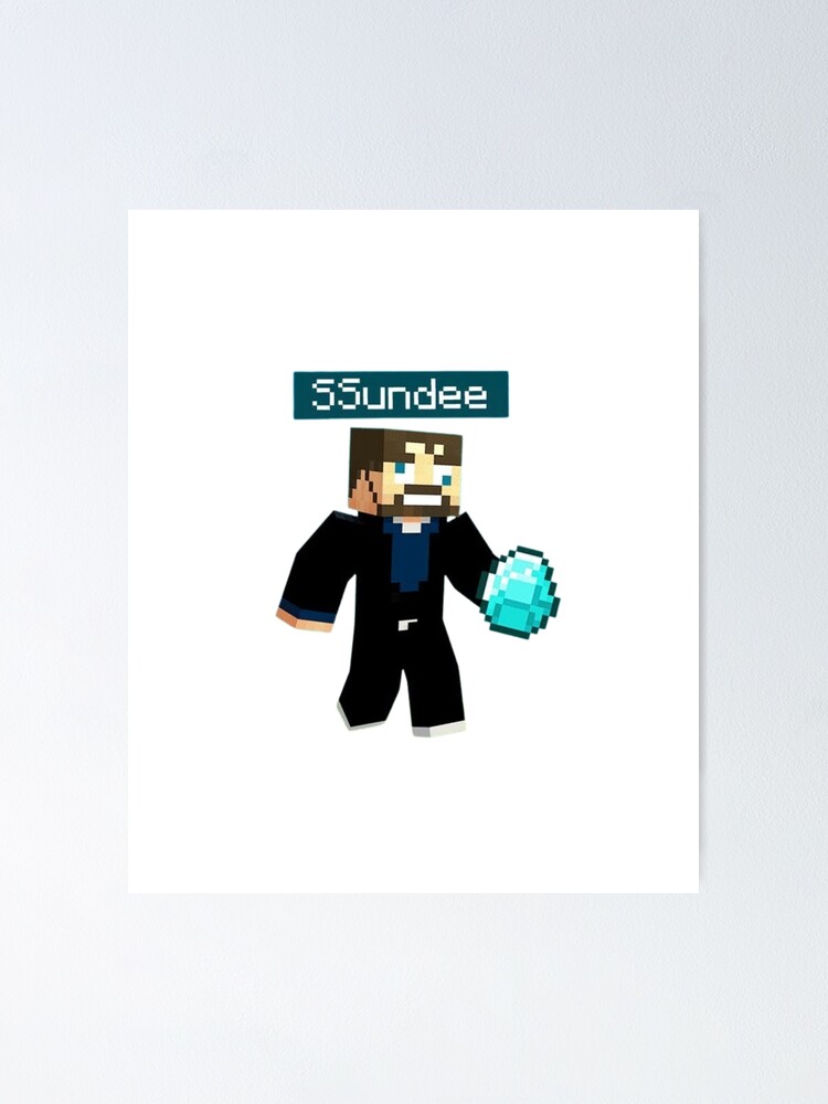 "ssundee" Poster for Sale by lilyana-vira | Redbubble