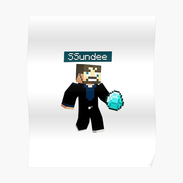 "ssundee" Poster for Sale by lilyana-vira | Redbubble