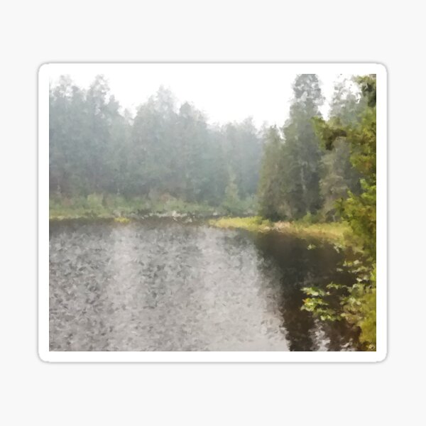 "Just a Lake" Sticker for Sale by Lucasshawcross | Redbubble