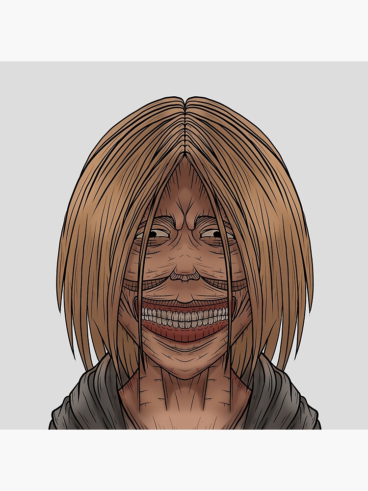 "smiley titan" Poster for Sale by mula-project | Redbubble