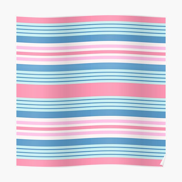 "Pastel Trans Pride Subtle Stripes Sapphic WLW" Poster for Sale by ...
