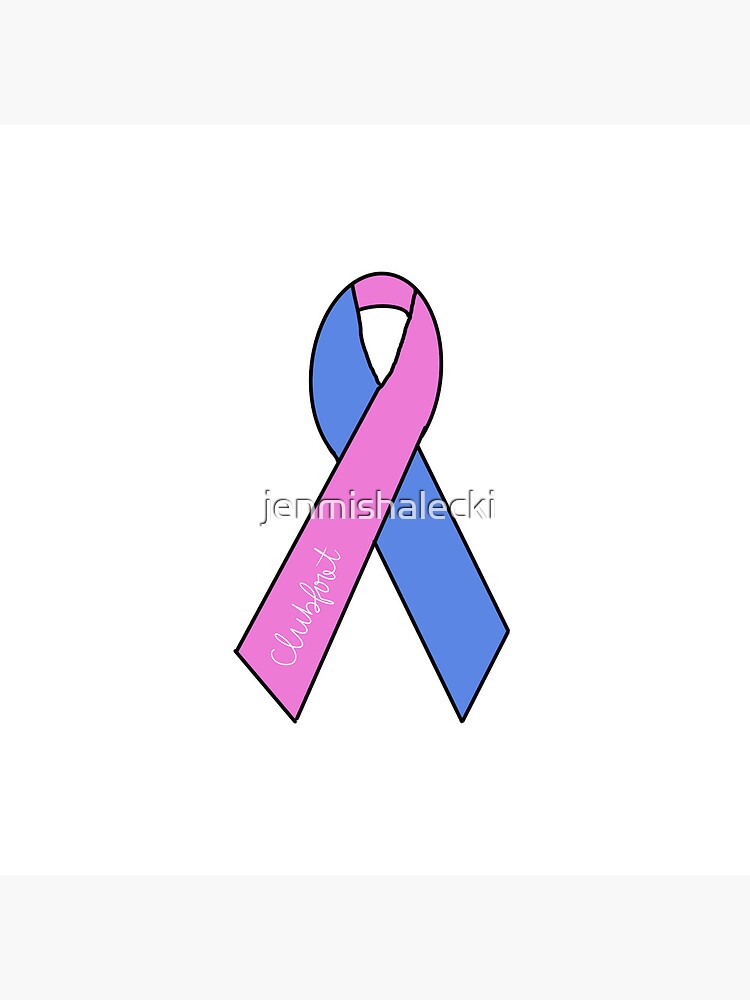 "Clubfoot Awareness Ribbon " Photographic Print for Sale by ...