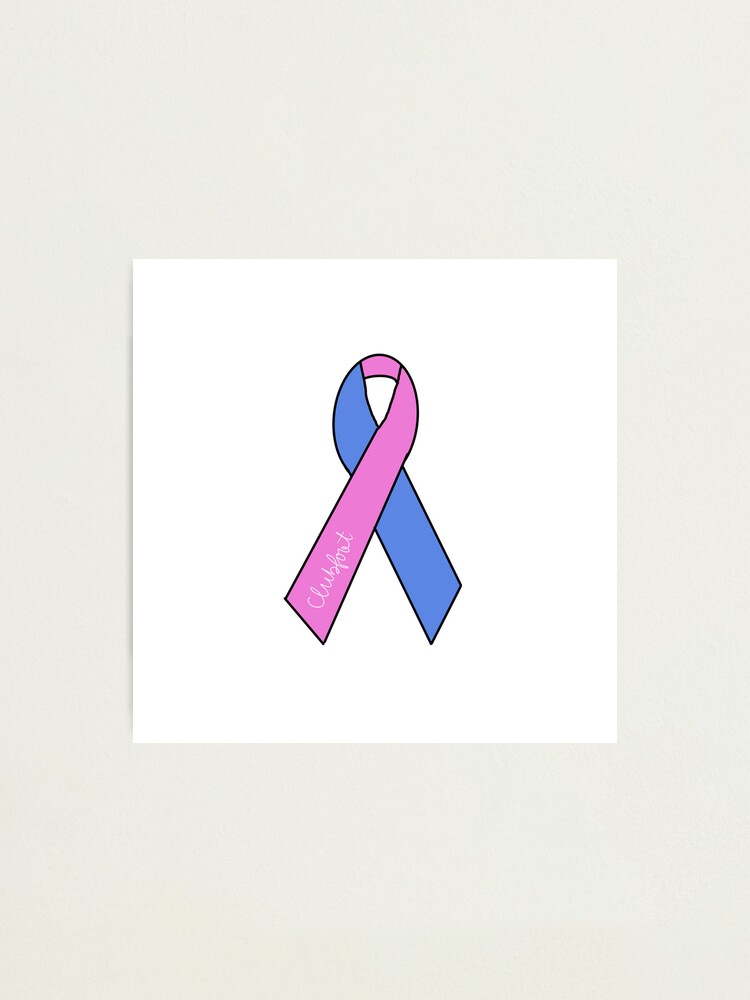 "Clubfoot Awareness Ribbon " Photographic Print for Sale by ...