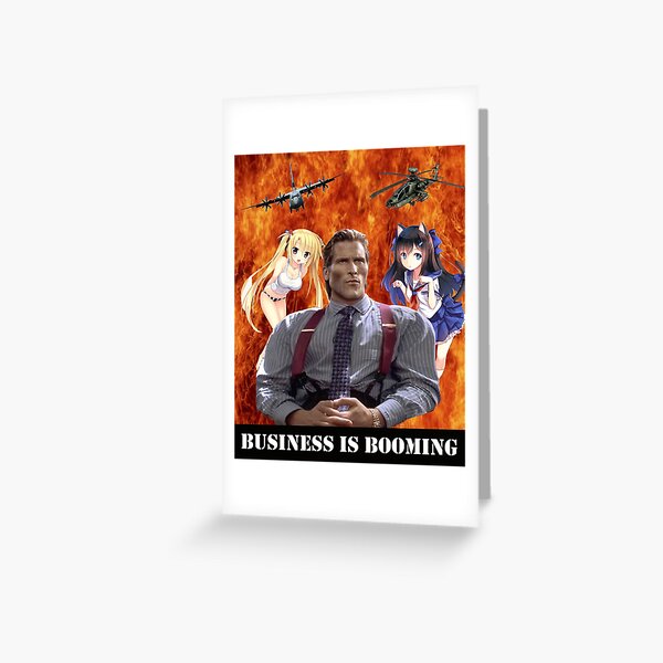 "Business is Booming Meme" Greeting Card by gketheredge | Redbubble