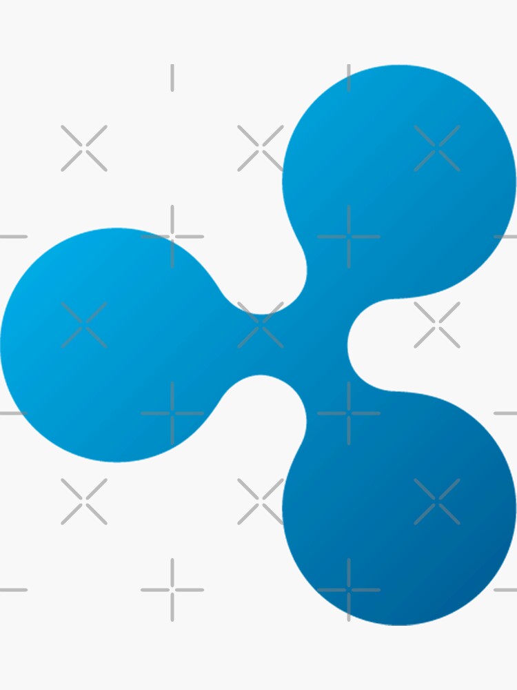 "XRP cryptocurrency - XRP LOGO" Sticker for Sale by karimhodo | Redbubble