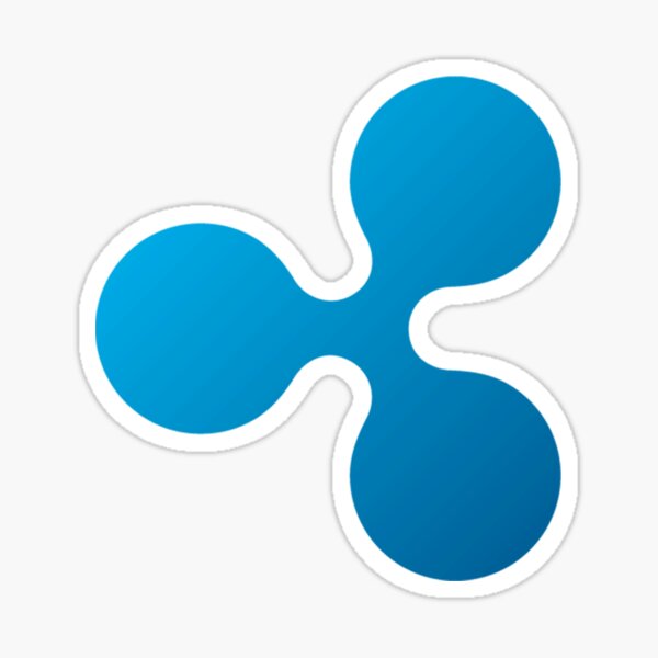 "XRP cryptocurrency - XRP LOGO" Sticker for Sale by karimhodo | Redbubble