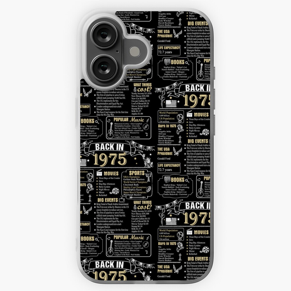 "Birthday Anniversary 1975 History Back in 1975" Photographic Print for Sale by ltllima | Redbubble