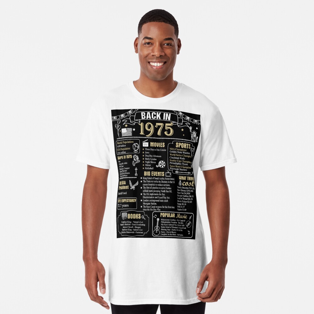 "Birthday Anniversary 1975 History Back in 1975" Photographic Print for Sale by ltllima | Redbubble