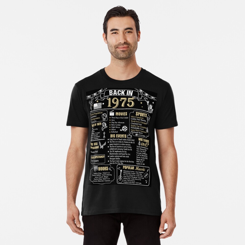 "Birthday Anniversary 1975 History Back in 1975" Photographic Print for Sale by ltllima | Redbubble