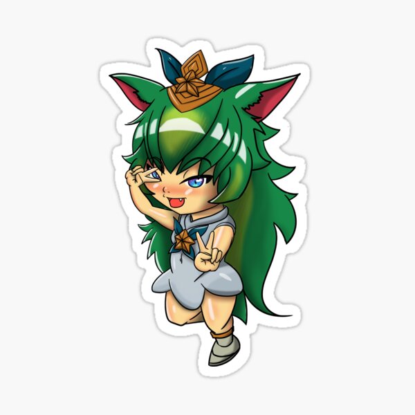 "Lulu Sticker" Sticker for Sale by yaoshiranui | Redbubble