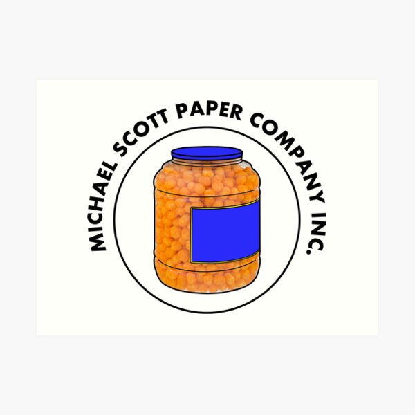 "Michael Scott Paper Company Inc. Logo" Art Print for Sale by aarondigu ...