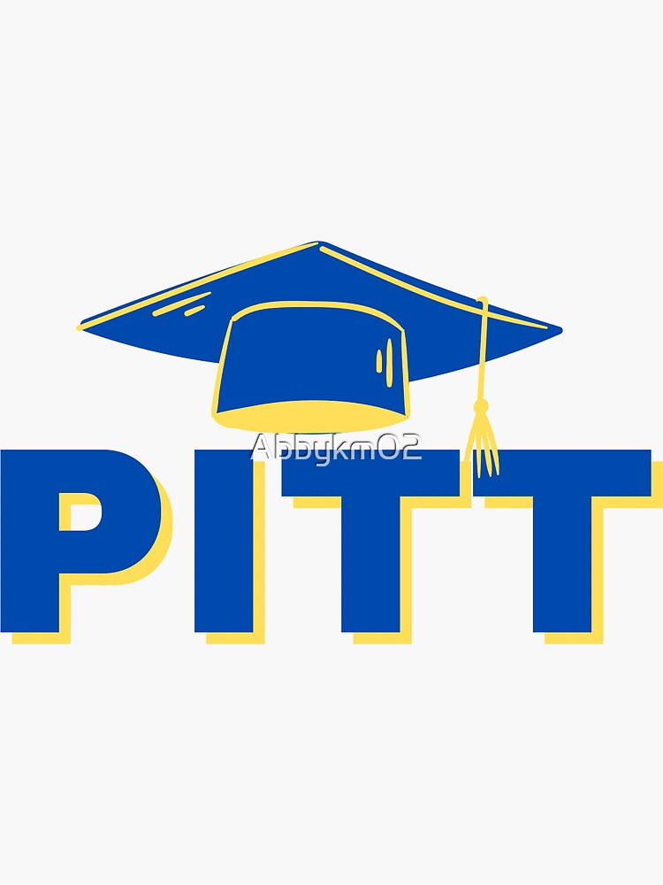 "Pitt grad sticker" Sticker by Abbykm02 | Redbubble