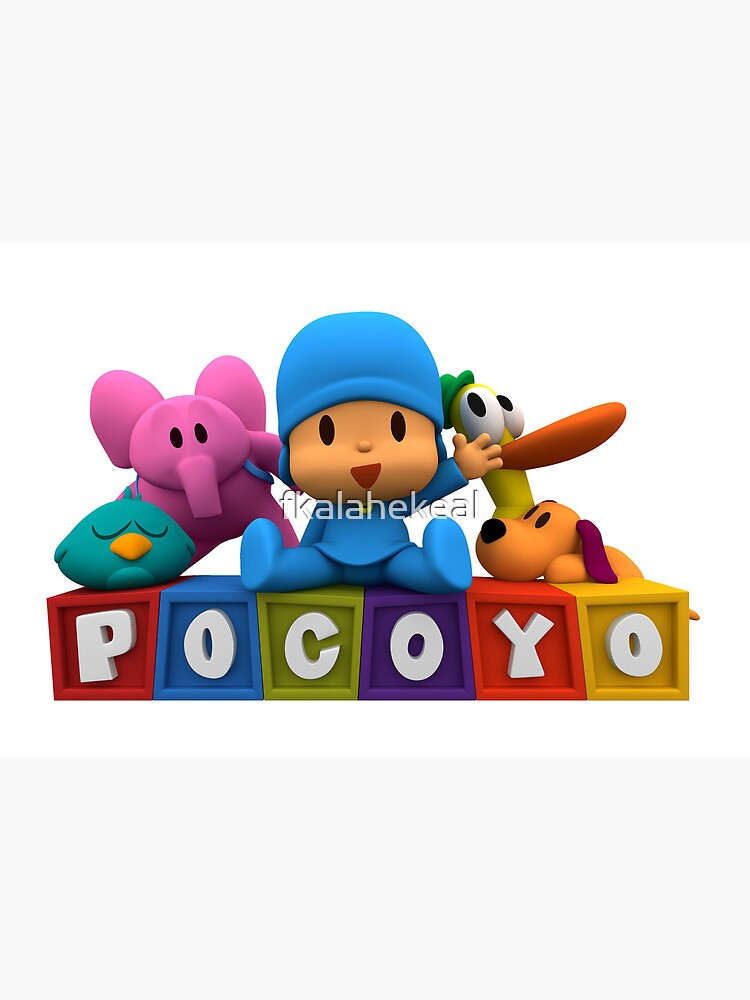 "Twopoc Show Pocoyo Elly Pato TV 2022 Spanish-British children's" Mask ...