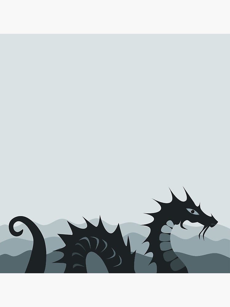 "Sea Monster" Poster by sinycdesign | Redbubble