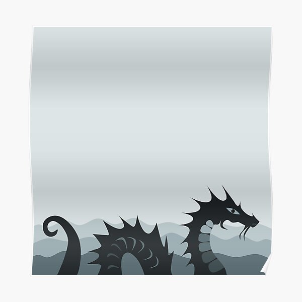 "Sea Monster" Poster by sinycdesign | Redbubble