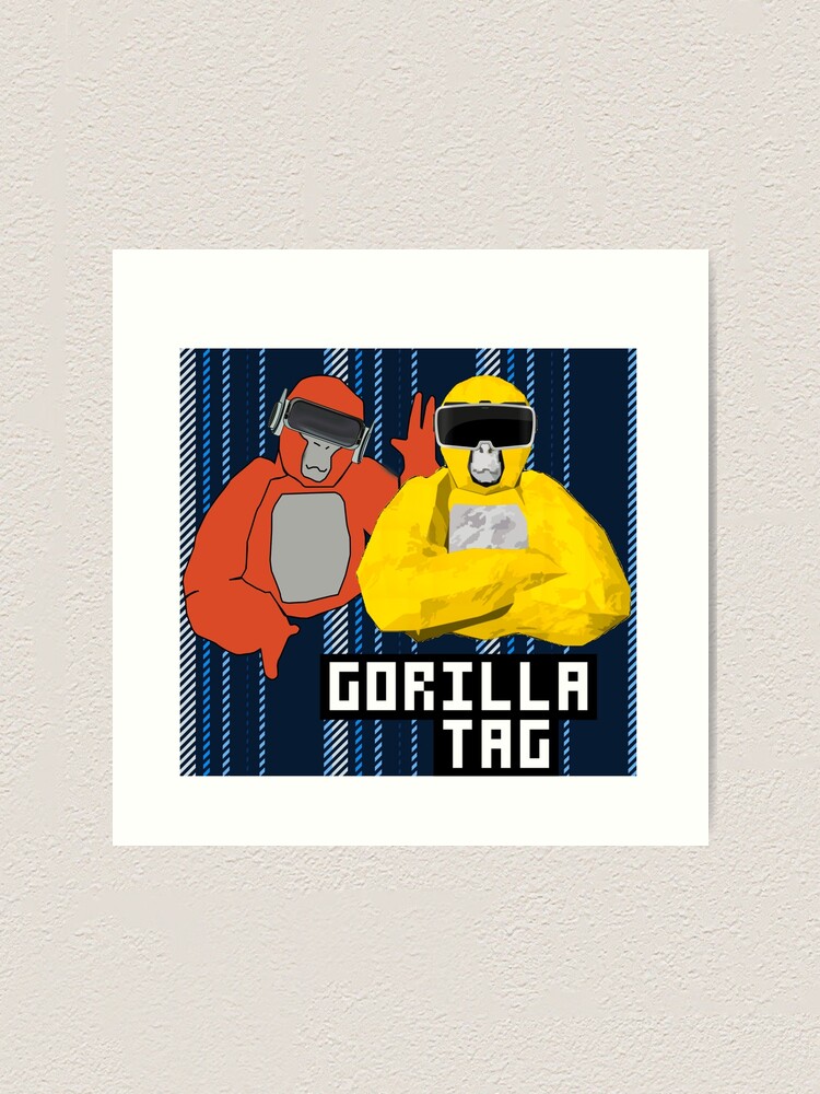 "gorilla tag pfp maker VR" Art Print for Sale by Dugarts | Redbubble