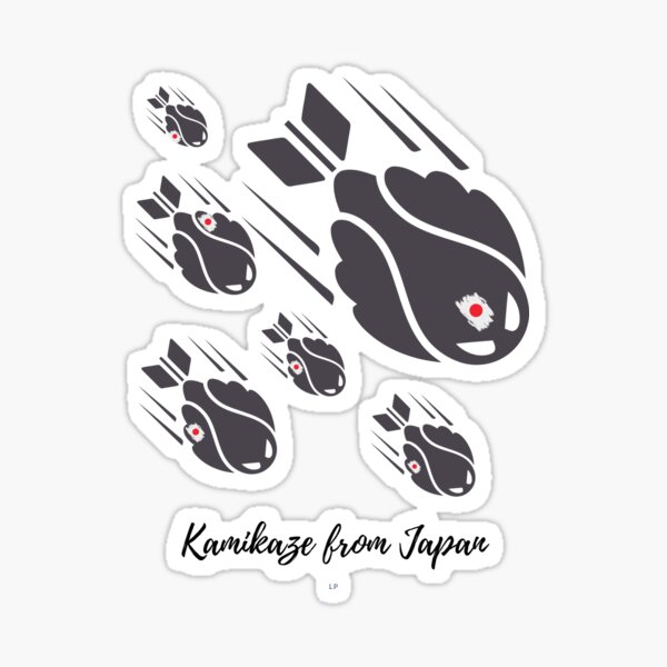 "Kamikaze" Sticker for Sale by JohnnyPhan-Art | Redbubble
