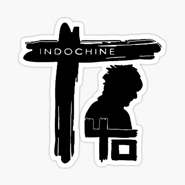 "Best of Indochine Band Logo -Black" Sticker for Sale by grady5 | Redbubble
