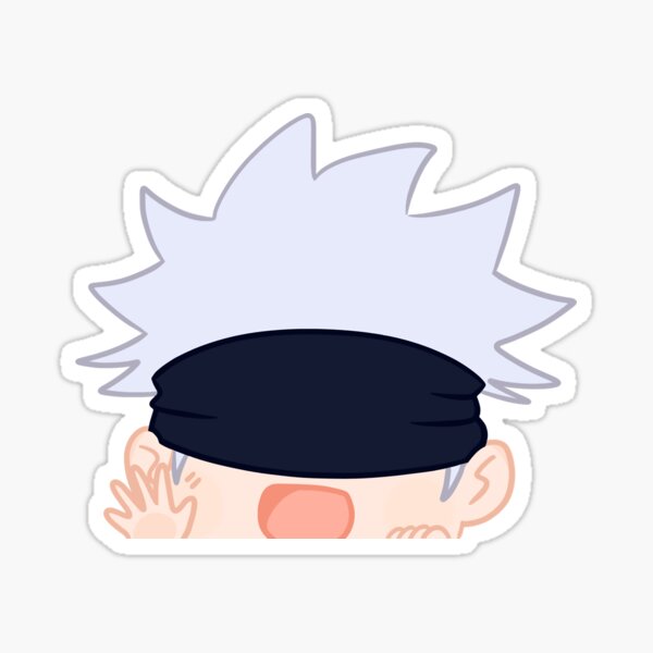 "Gojo Chibi Sticker" Sticker for Sale by BunHuya | Redbubble