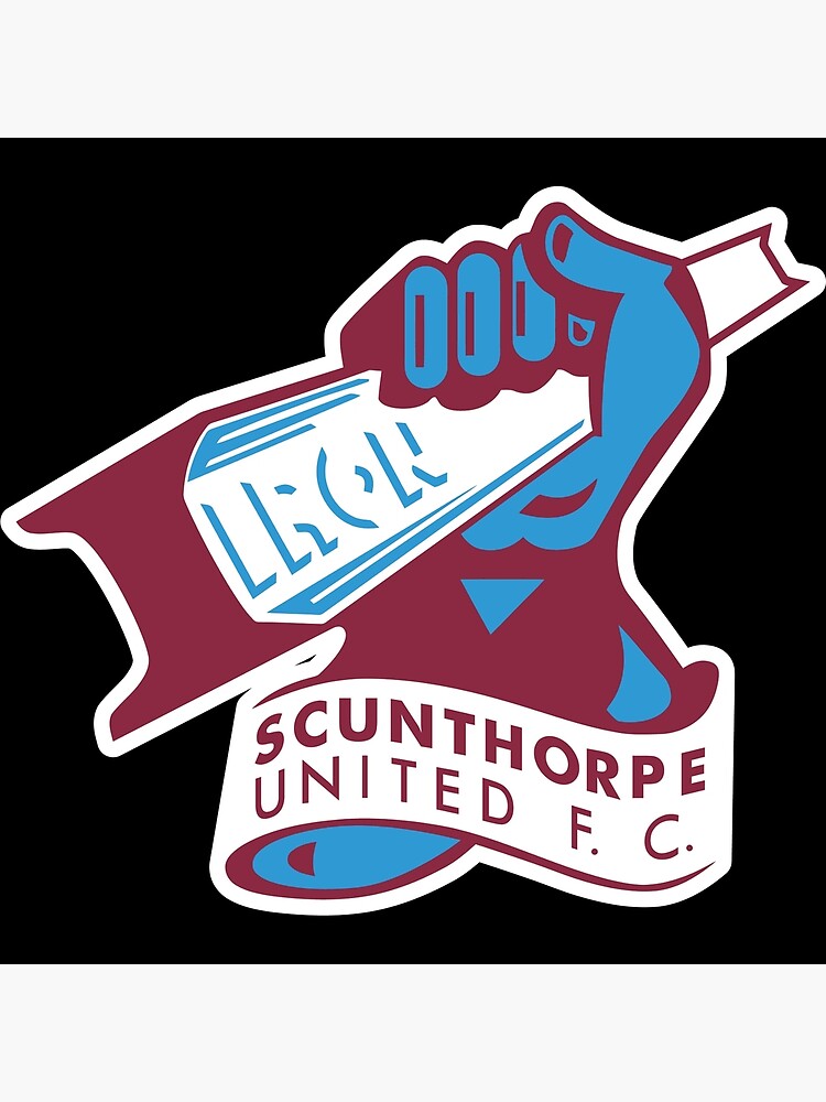 "Scunthorpe United - FC - Logo" Poster for Sale by SusanTori44 | Redbubble
