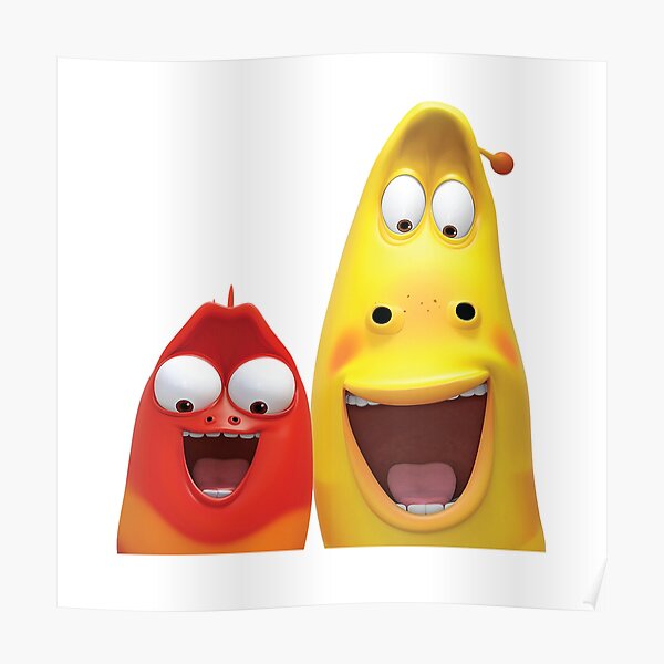 "Copy of Red Yellow and friends Larva Cartoon Comedy 1 2 3 4" Poster ...