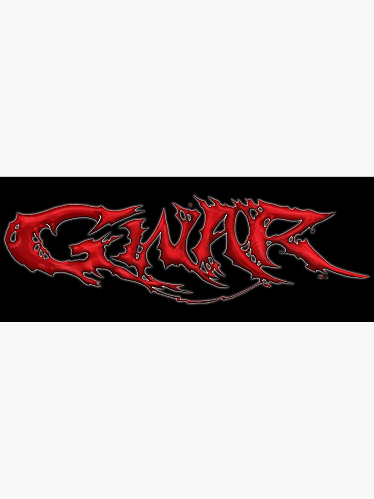 "Gwar logo" Poster for Sale by JamesCrawford43 | Redbubble