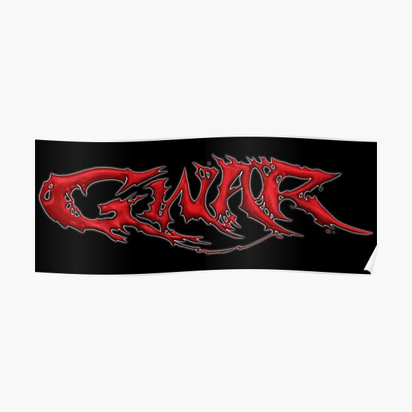 "Gwar logo" Poster for Sale by JamesCrawford43 | Redbubble
