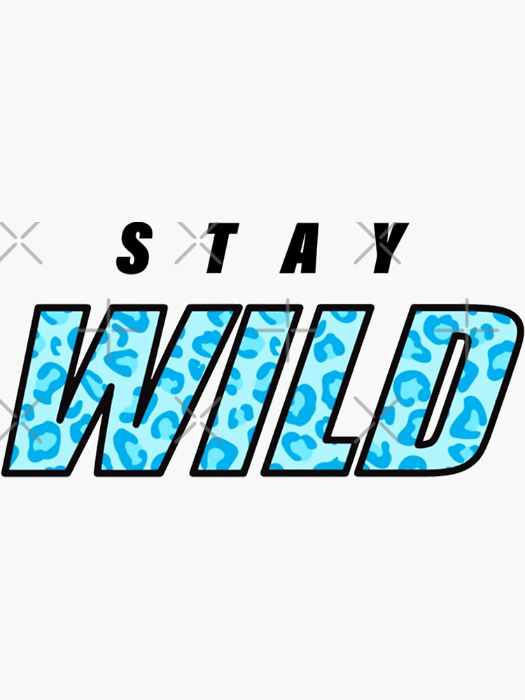 "Ben Azelart Merch Ben Azelart Stay Wild Tee" Sticker for Sale by ...
