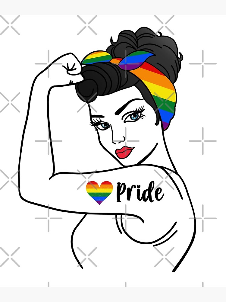 Gay Pride Rainbow Poster For Sale By M1kels Redbubble