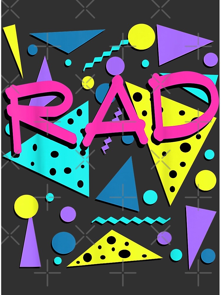 "Rad 1980s Vintage Eighties Costume Party" Poster for Sale by ...