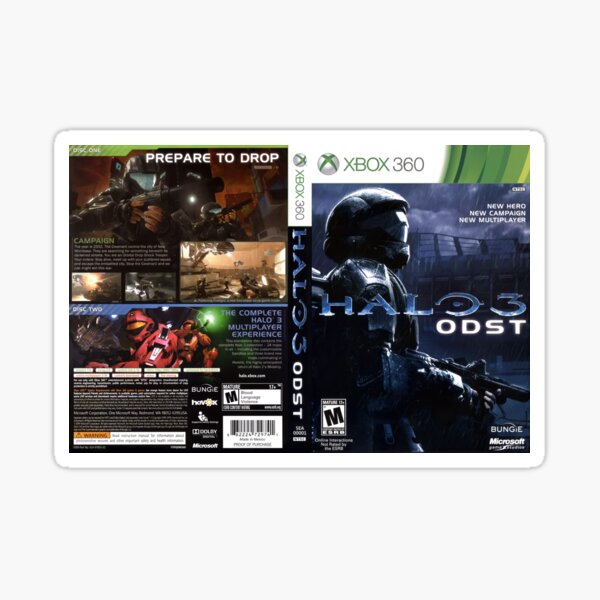 "halo 3 odst cover" Sticker for Sale by TakiTeddy | Redbubble