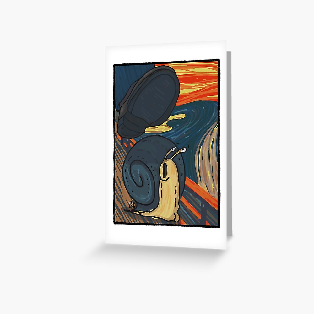 "The Scream Parody" Greeting Card by TsipiLevin | Redbubble