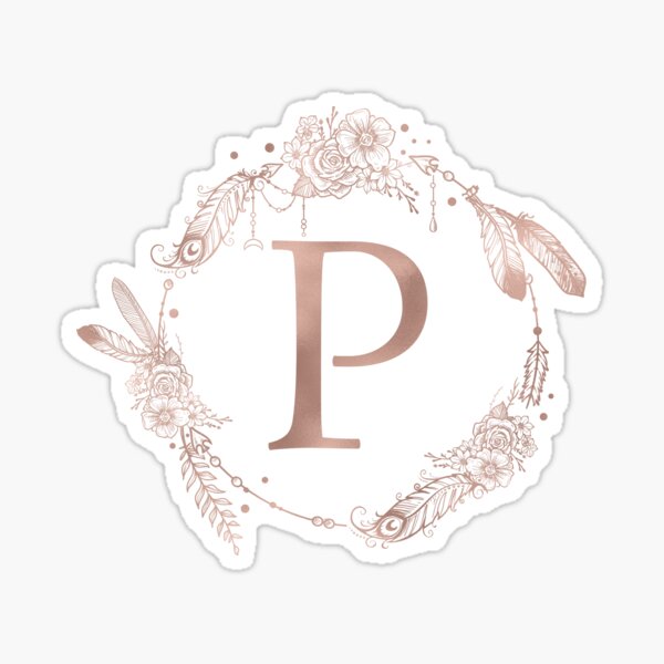 Letter P Stickers | Redbubble