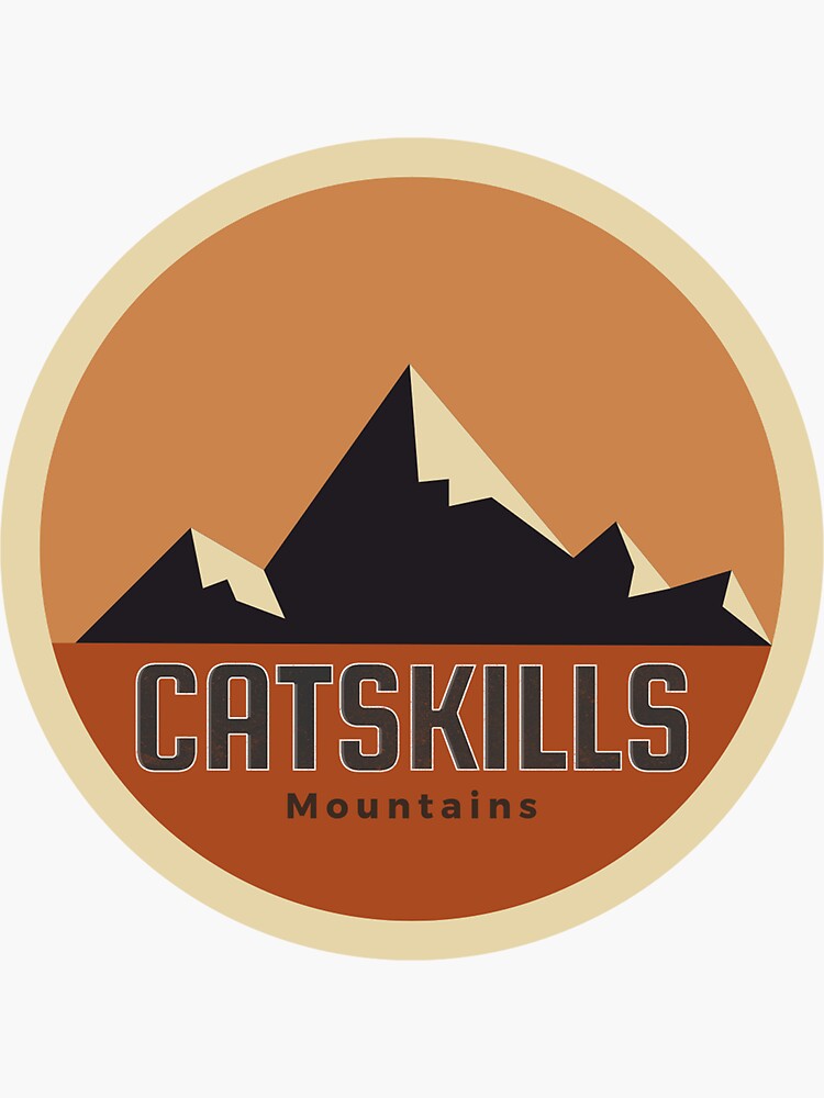 "Catskills New York" Sticker for Sale by GearVolta | Redbubble
