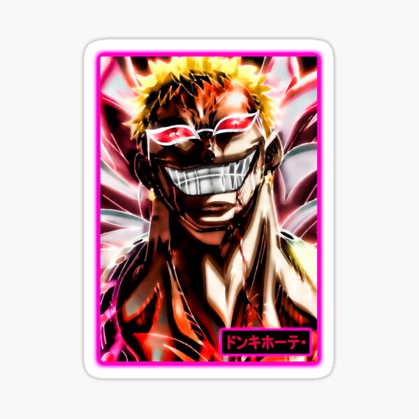 "Doflamingo Donquixote" Sticker for Sale by heldestepmielka | Redbubble