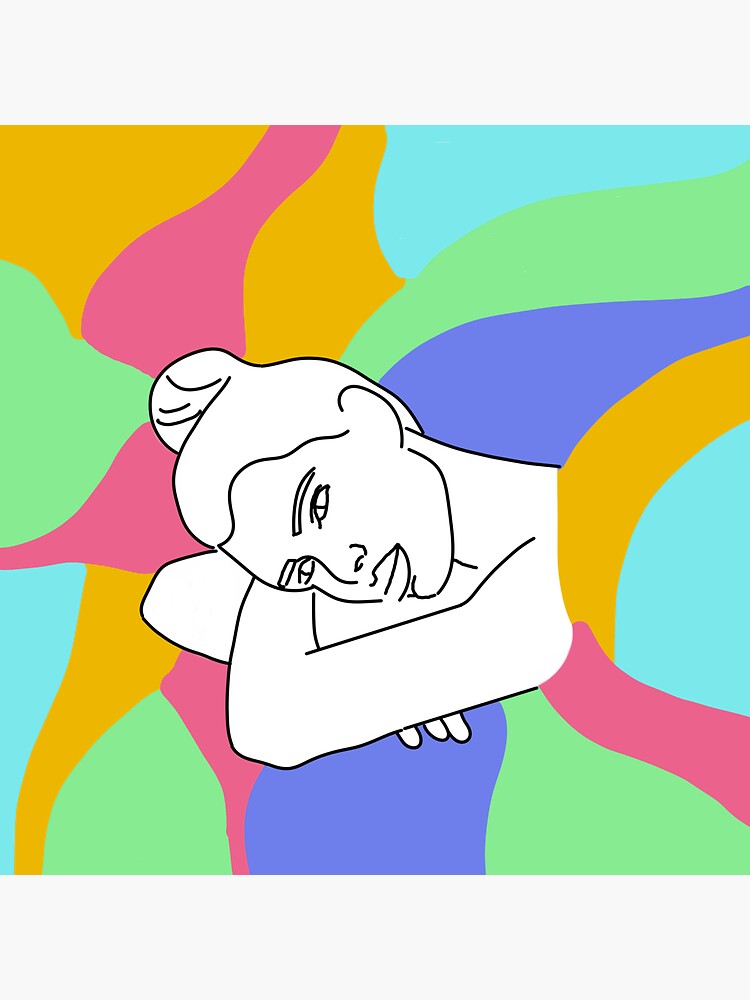 "Pop girl arms crossed" Sticker by TaxiFraise | Redbubble