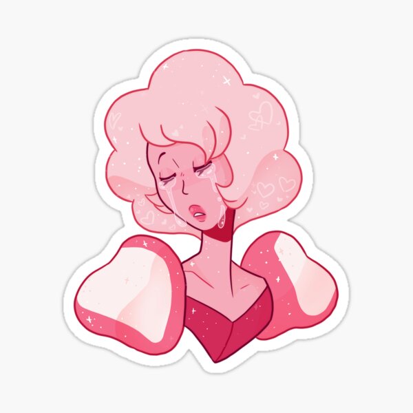 "Pink Diamond" Sticker for Sale by SquiddyInks | Redbubble