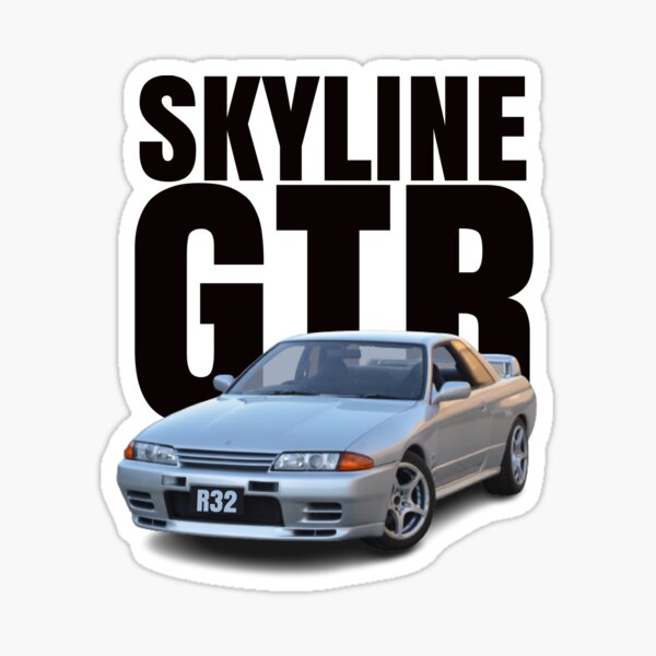 "Skyline GTR R32" Sticker by MOTOSHIFT | Redbubble