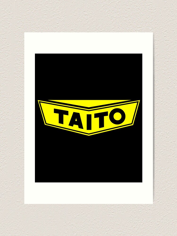 "Taito classic arcade logo Sticker" Art Print for Sale by NulaNetu ...