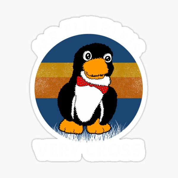 "Mr Flibble Is Very Cross" Sticker for Sale by pictobeamo | Redbubble