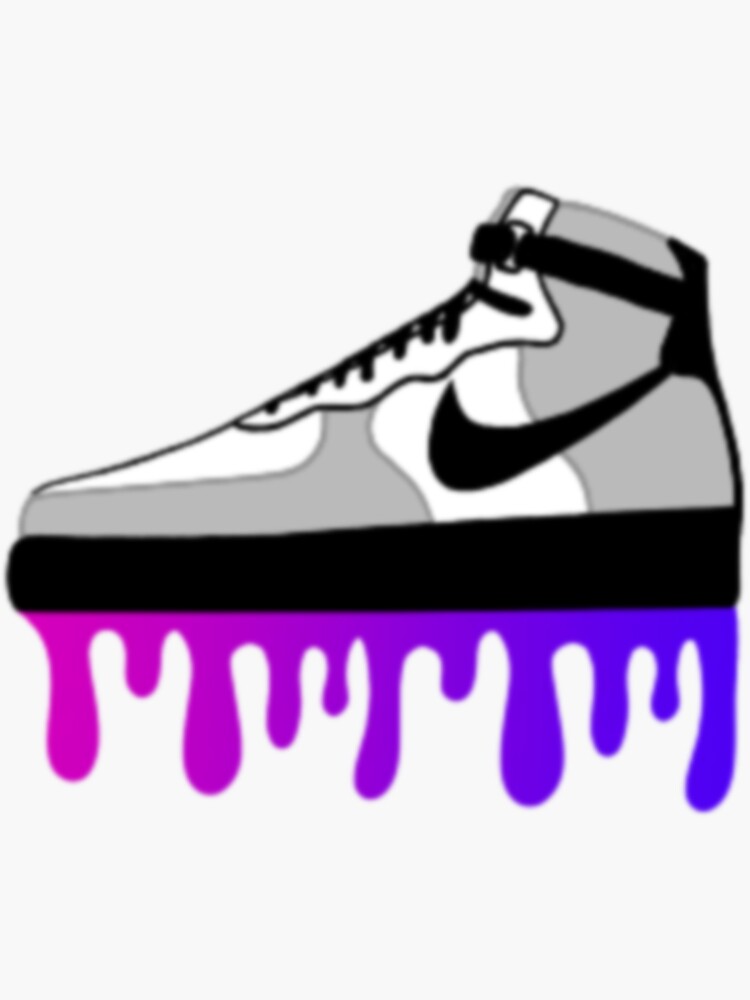 "Drip, shoe" Sticker for Sale by shelbyray | Redbubble