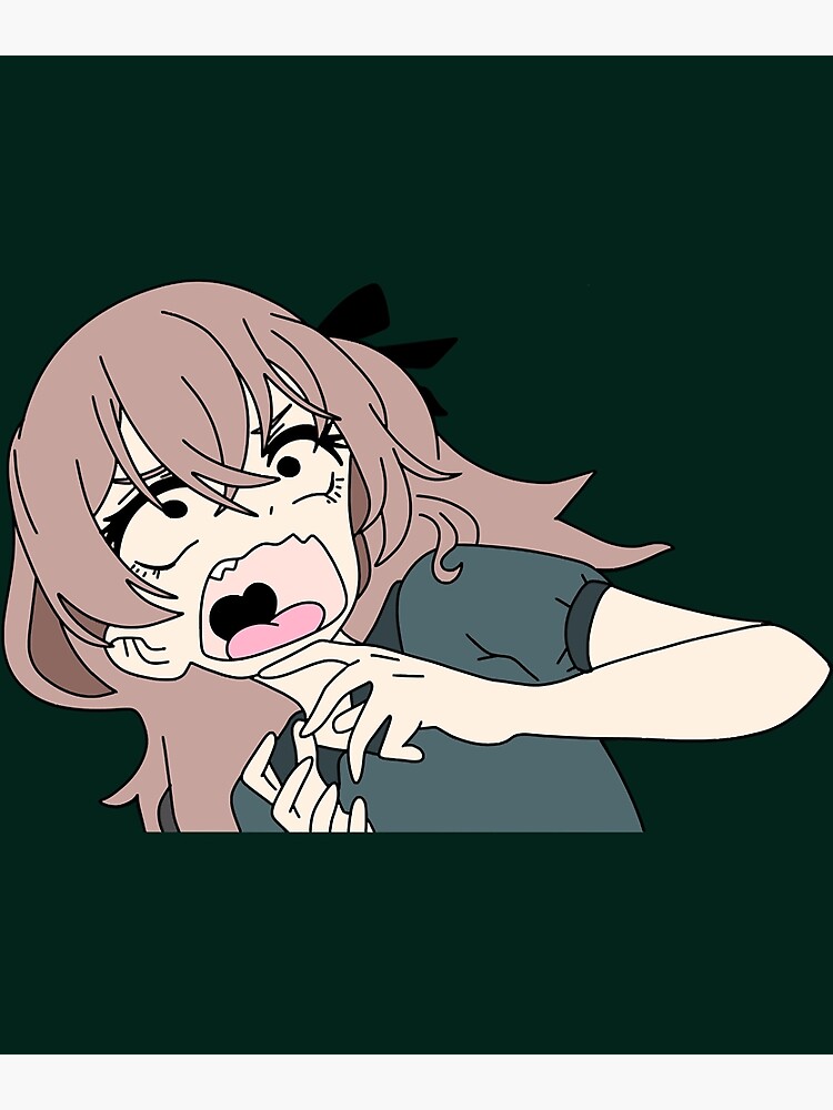 Juju Sajuna Inui With A Surprised Face Because Of Gojo Wakana Photographic Print For Sale By