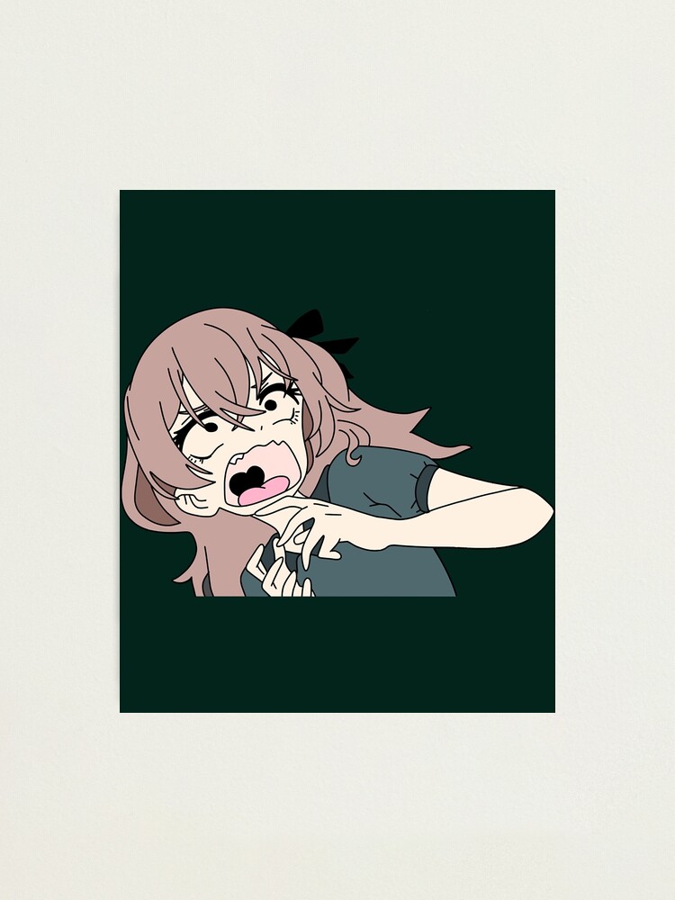 Juju Sajuna Inui With A Surprised Face Because Of Gojo Wakana Photographic Print For Sale By