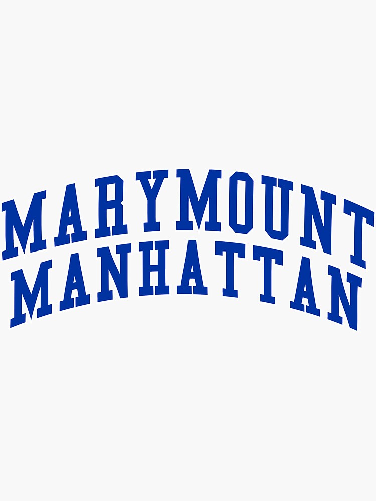 "marymount manhattan font Sticker" Sticker for Sale by QentyPron ...
