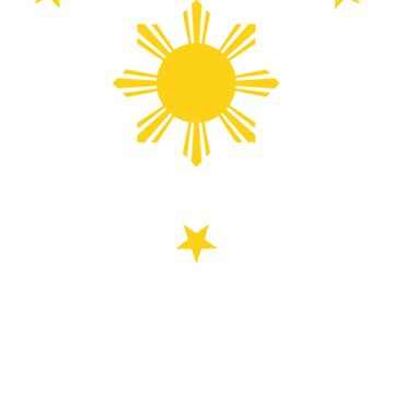"Philippine Flag Stars Tee & Assorted Items" Sticker for Sale by ...